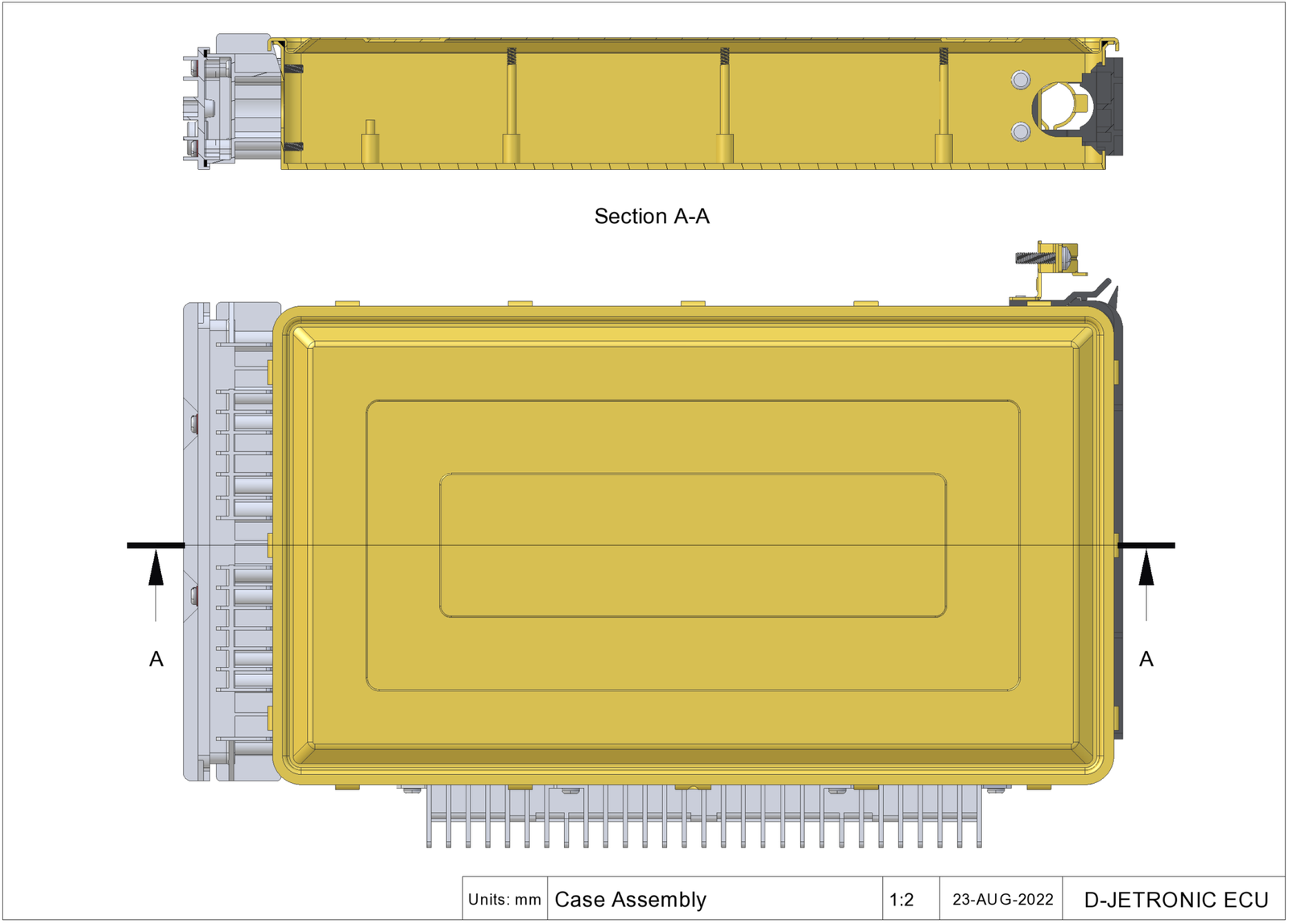 ECU Case Mechanical Drawings – Part 1 - D-Jetronic